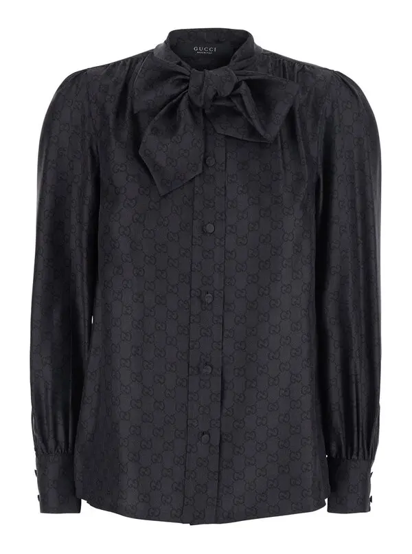 Gucci Original Gg On Twill Print Shirt - Multicolor