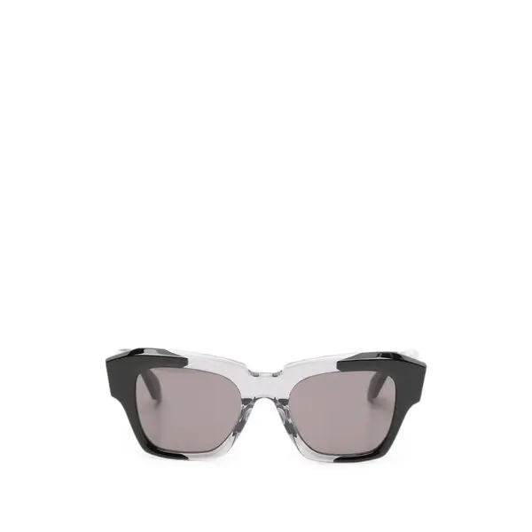 Alaïa Geometric Frame Sunglasses - Black