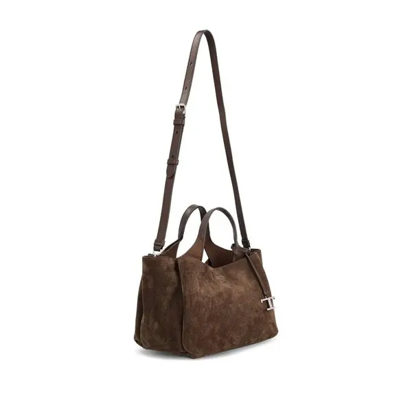 TOD'S Suede Tote Bag - Brown