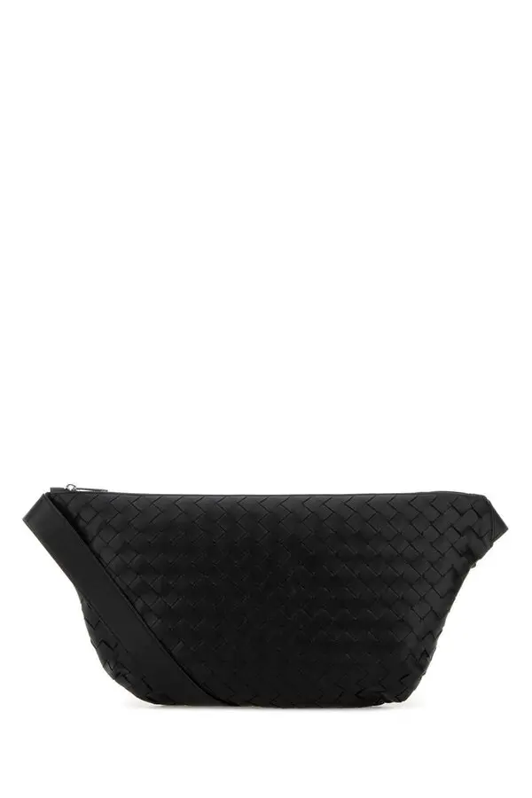Bottega Veneta Leather Day Sling Crossbody Bag - Black