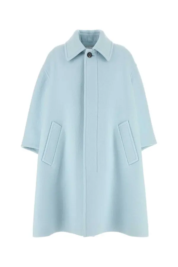 Bottega Veneta Light Cashmere Coat - Blue