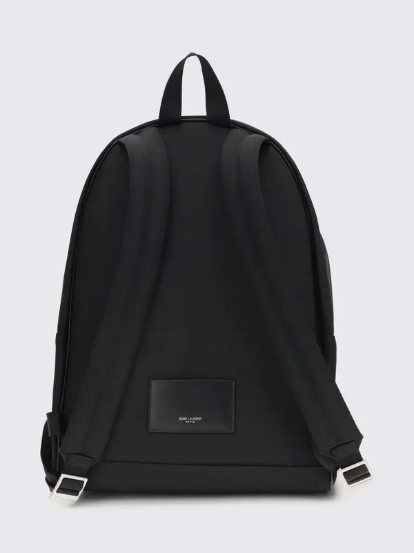 Saint Laurent City Nylon Backpack - Black
