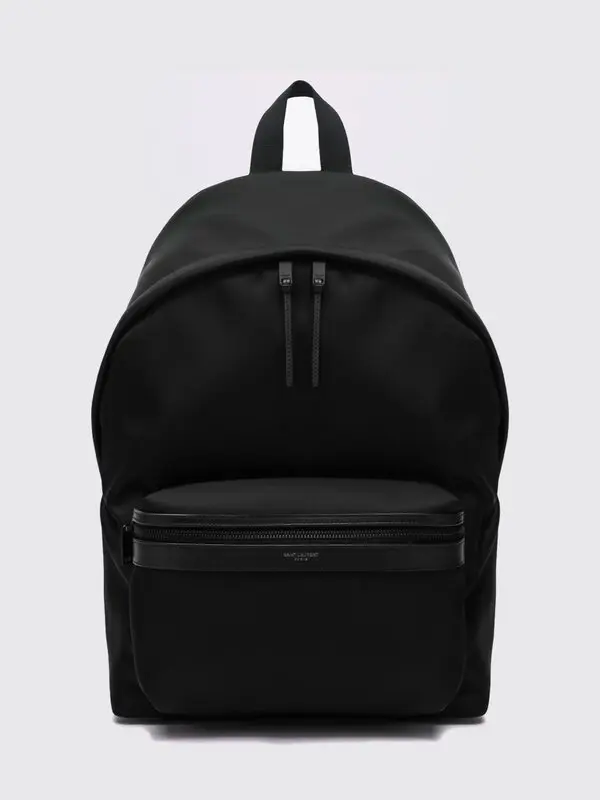 Saint Laurent City Nylon Backpack - Black