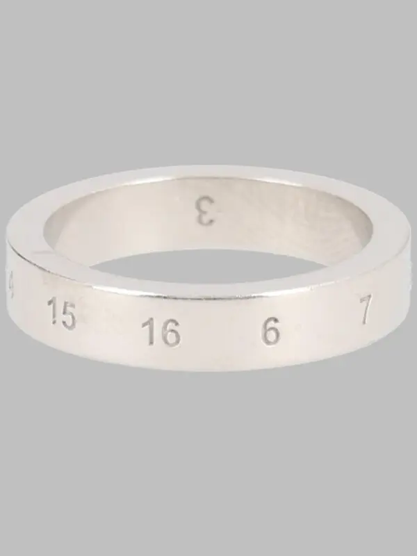 MAISON MARGIELA Logo Ring - Silver