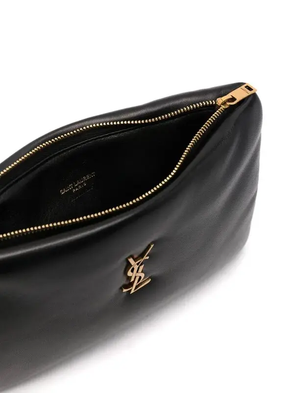 Saint Laurent Calypso Small Pouch In Lambskin