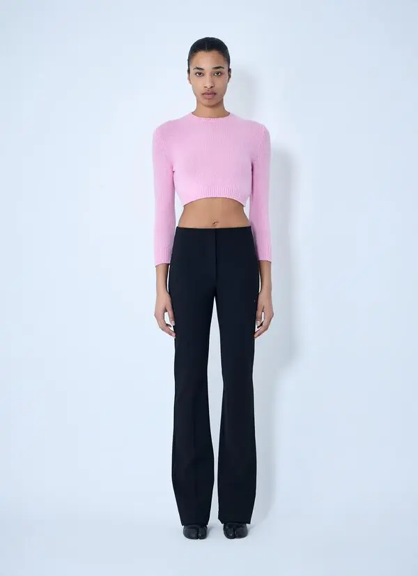 JIL SANDER Cropped Knit Sweater