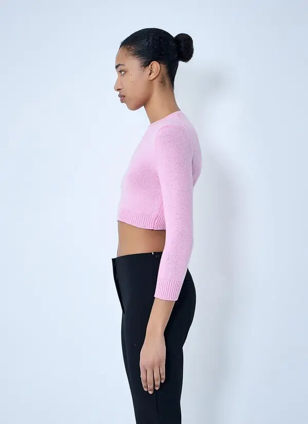JIL SANDER Cropped Knit Sweater