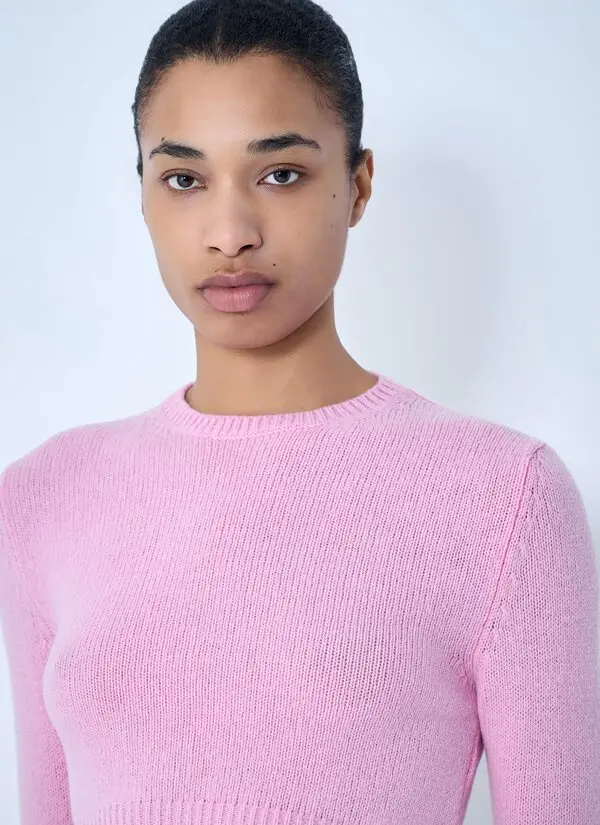 JIL SANDER Cropped Knit Sweater