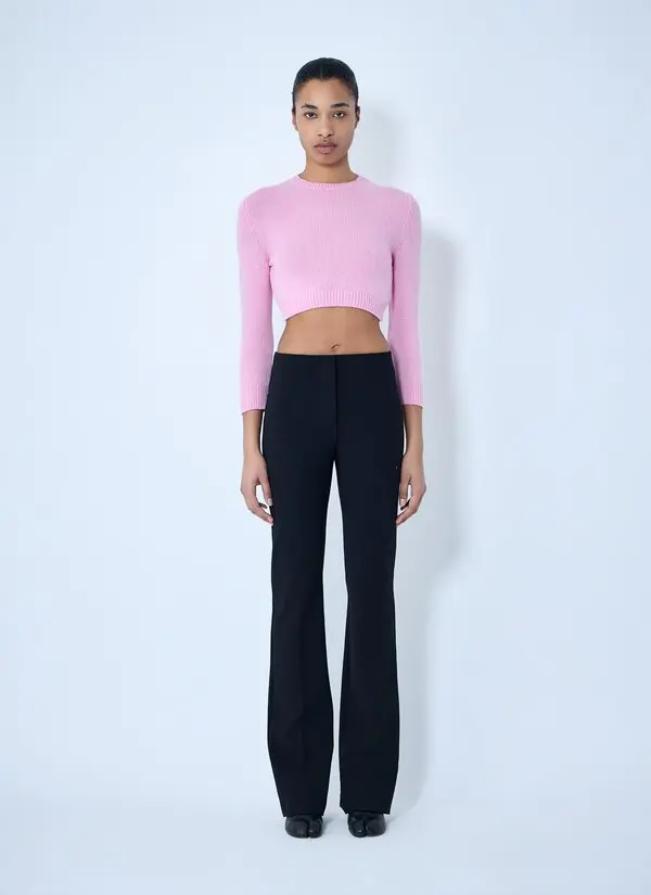 JIL SANDER Cropped Knit Sweater