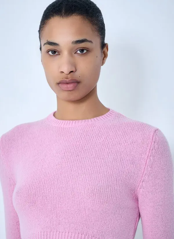 JIL SANDER Cropped Knit Sweater