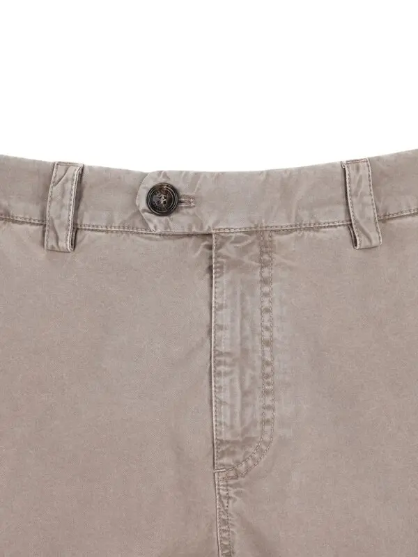 Brunello Cucinelli Cotton Cargo Trousers