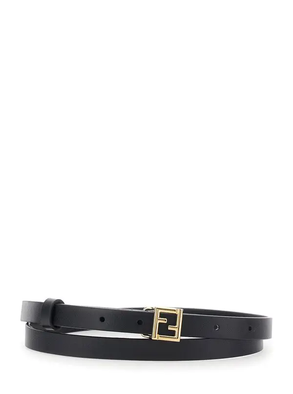 Fendi Ff Bold Leather Belt - Multicolor