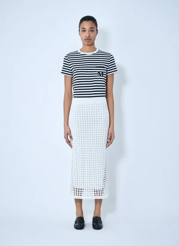 Max Mara Crochet Midi Skirt
