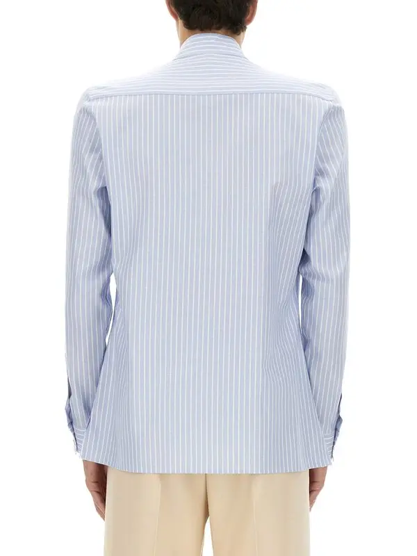 Valentino Garavani Cotton Oxford Shirt With Toggle