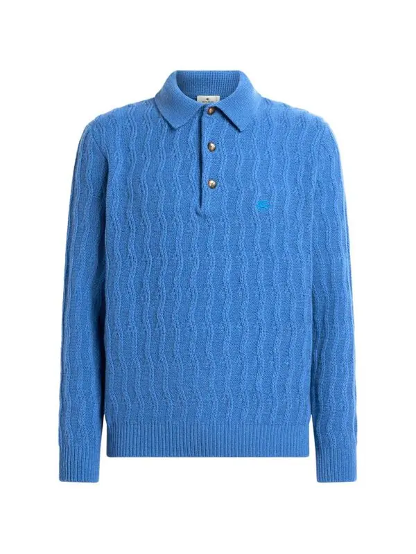 Etro Cashmere Polo Shirt - Multicolor