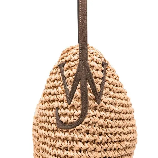 JW Anderson Raffia Tote Bag - Cream