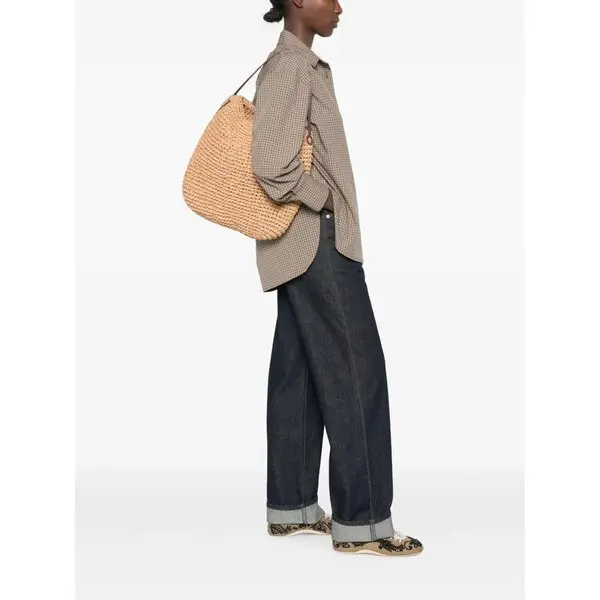 JW Anderson Raffia Tote Bag - Cream