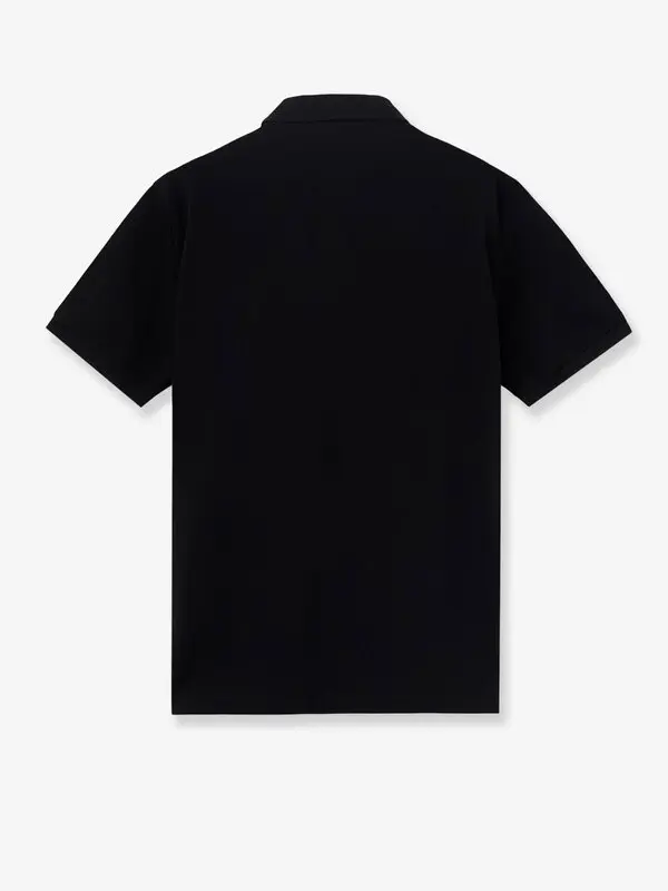 Stone Island Organic Cotton Polo Shirt - Black