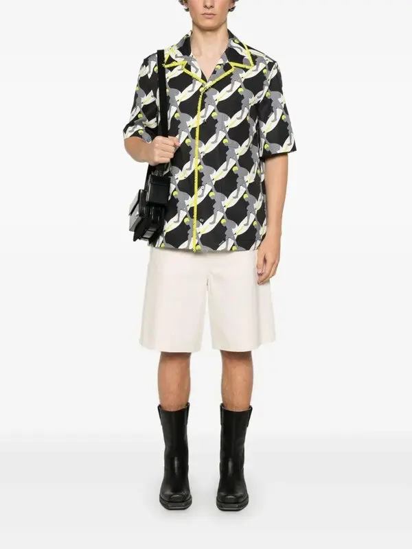 Gucci Twisted Surf On Pop` Print Shirt