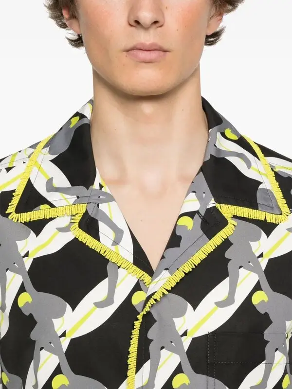 Gucci Twisted Surf On Pop` Print Shirt