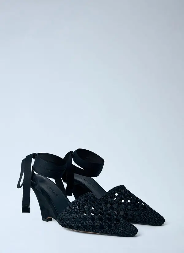 Jacquemus Woven Wedge Sandals