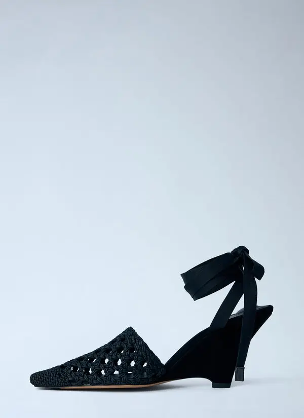 Jacquemus Woven Wedge Sandals