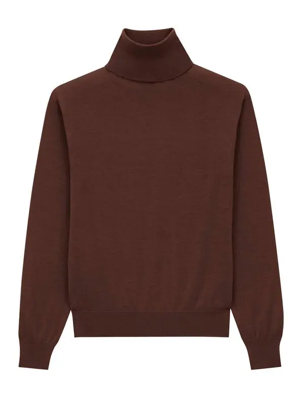 Saint Laurent Turtleneck Pullover In Cashmere, Wool And Silk