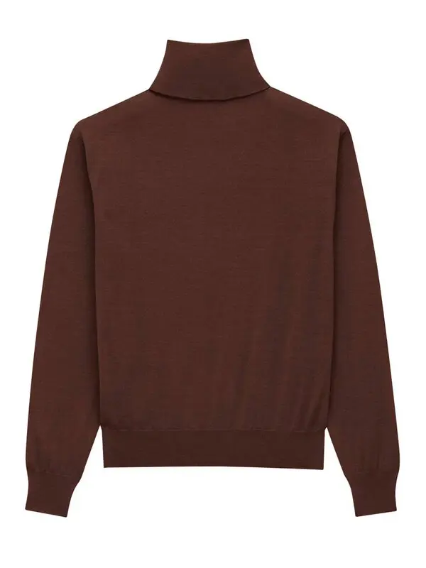 Saint Laurent Turtleneck Pullover In Cashmere, Wool And Silk