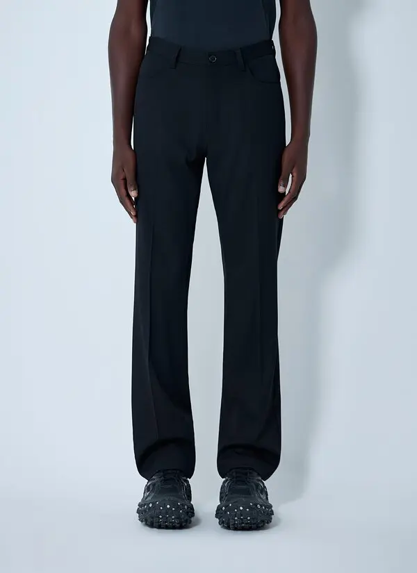Balenciaga Tailored Wool-blend Pants - Black