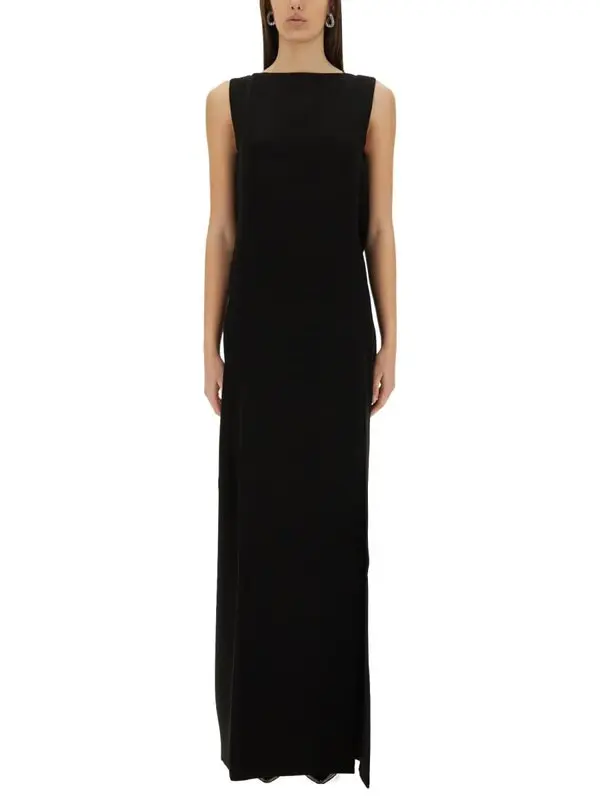 Max Mara Long Dress Creso - Black
