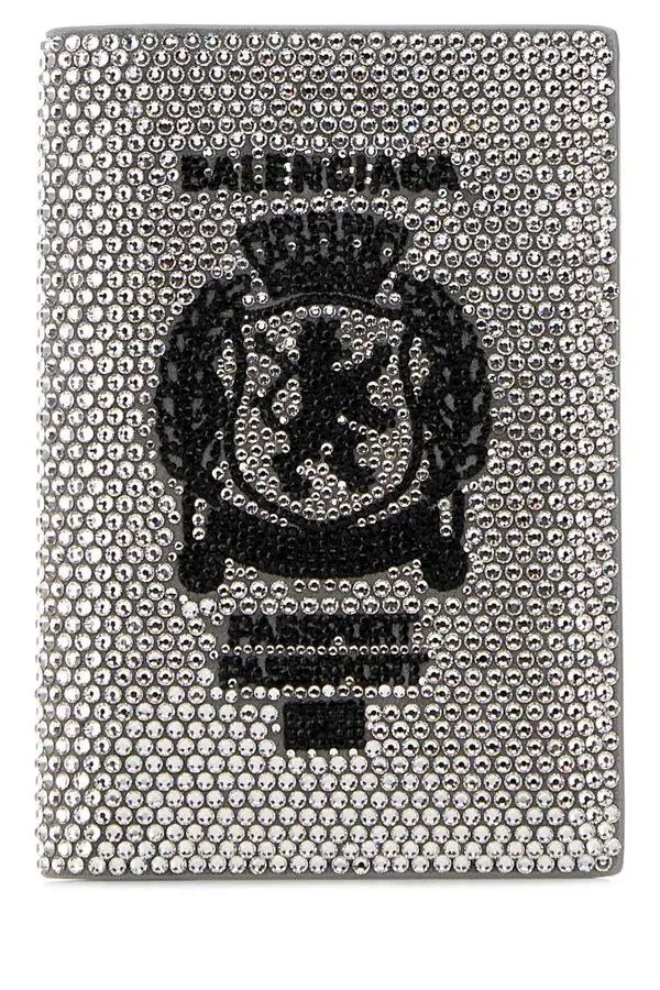 Balenciaga Embellished Leather Passport Holder