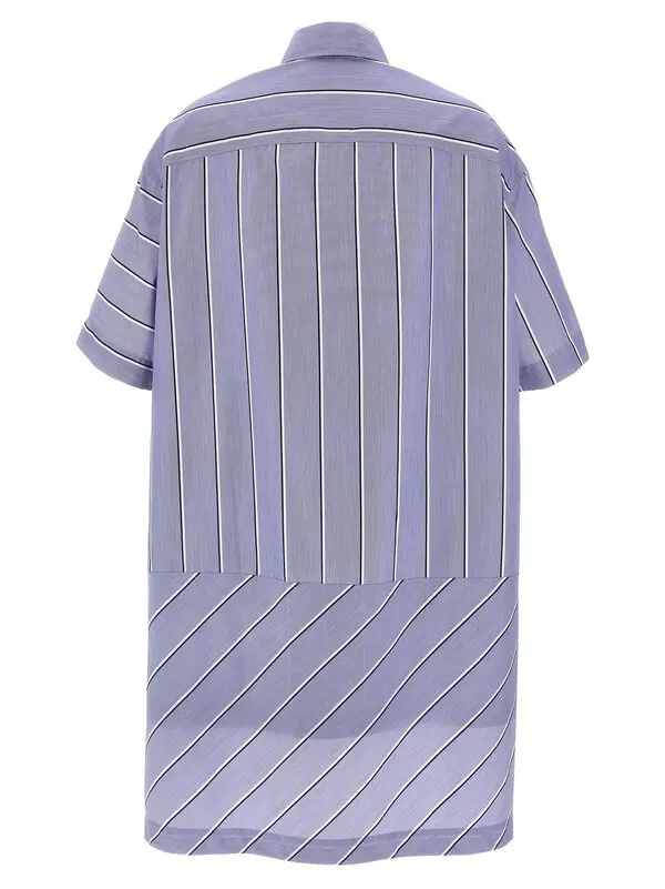 JW Anderson Patchwork Shirt Dress - Multicolor