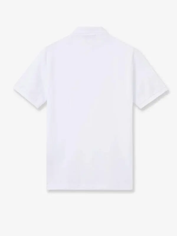Stone Island Organic Cotton Polo Shirt - White