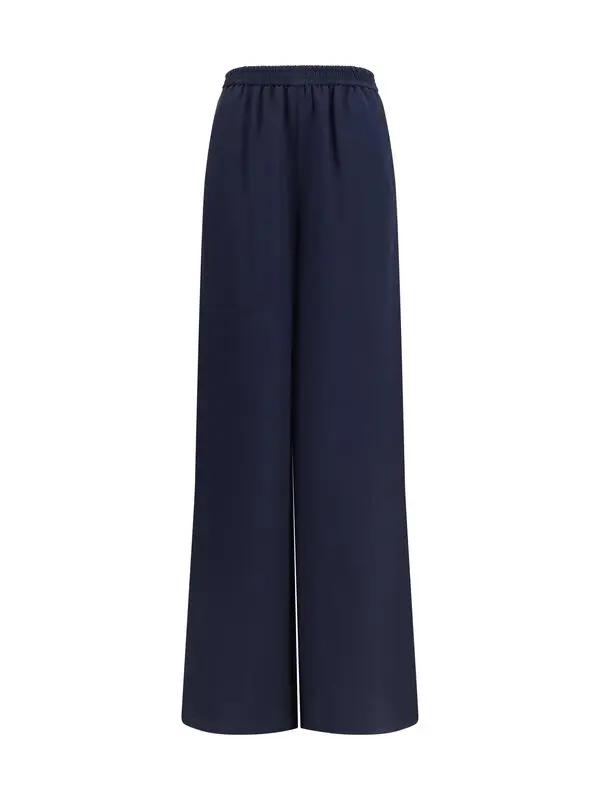 Max Mara Volonta Silk Pants - Blue