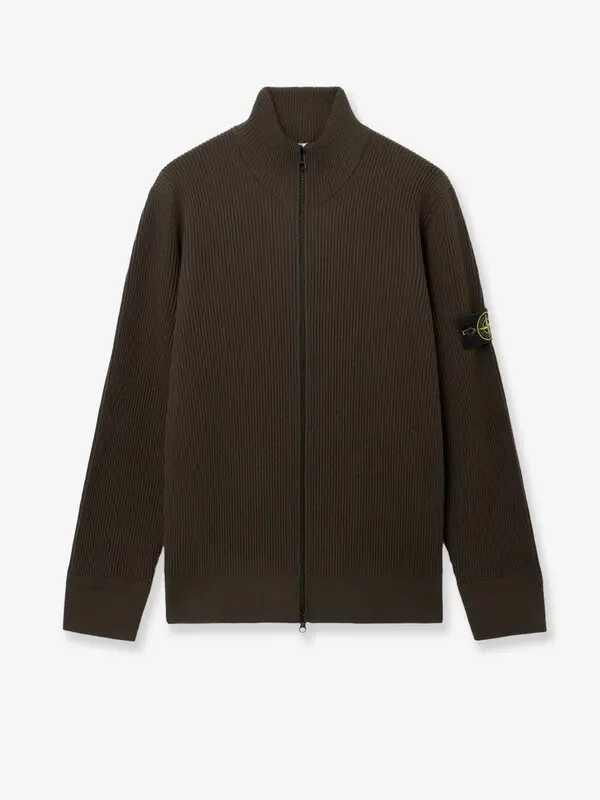 Stone Island Virgin Wool Cardigan