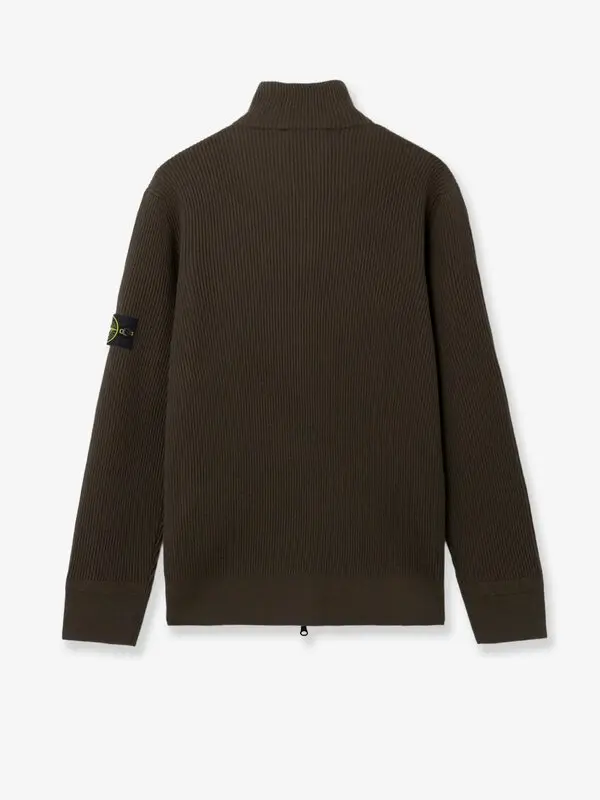 Stone Island Virgin Wool Cardigan