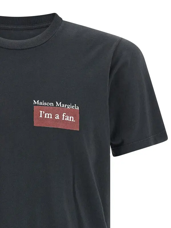 MAISON MARGIELA Printed T-shirt - Black