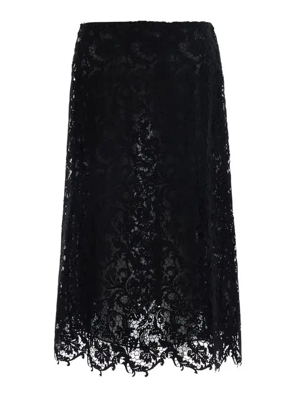 Fendi Macrame Lace Skirt - Multicolor