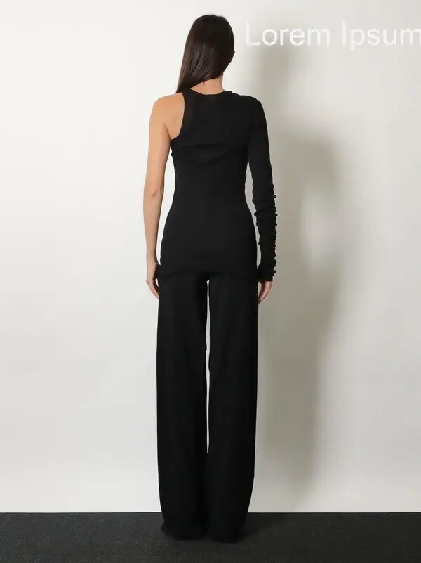 Rick Owens Cotton Banana Tank Top - Black