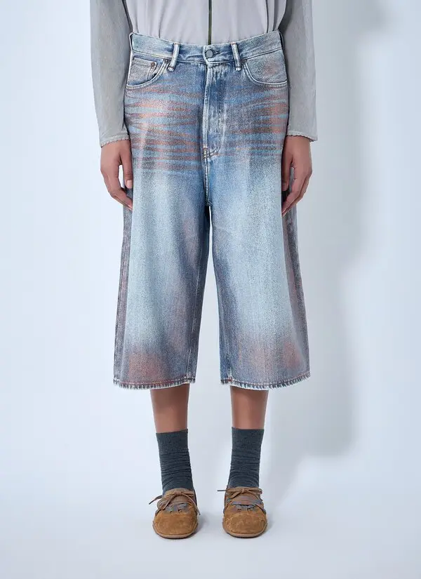 Acne Studios Denim Shorts - Blue