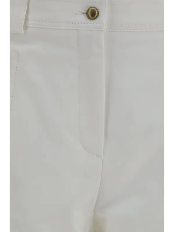 Max Mara Adorni Cropped Pants - White