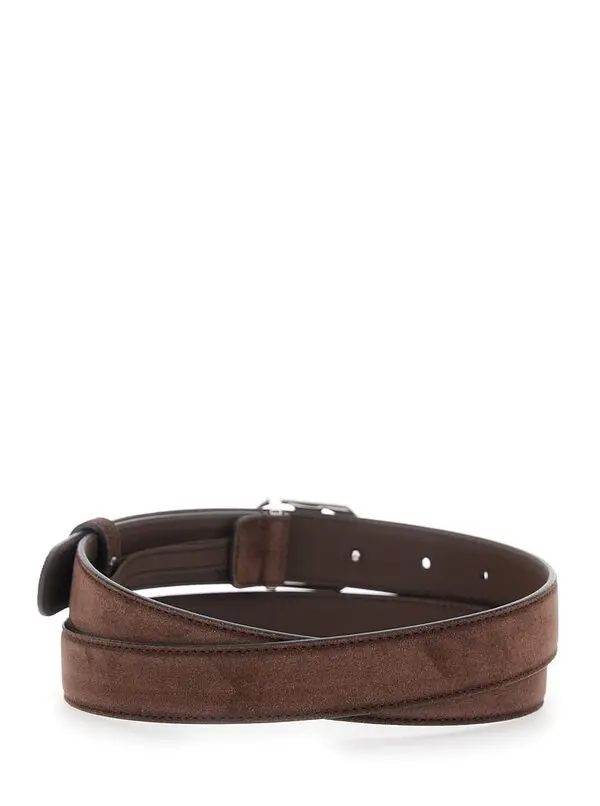 Gucci Suede Gg Belt - Multicolor