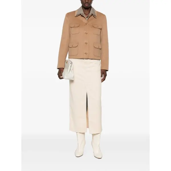 Max Mara Neutrals Jackets Tweed Jackets