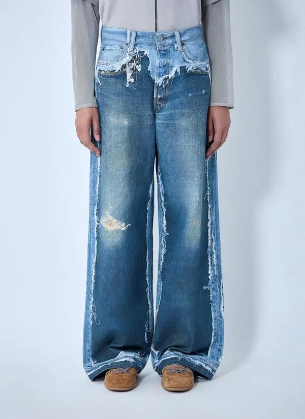 Acne Studios Trompe-l'oeil Jeans