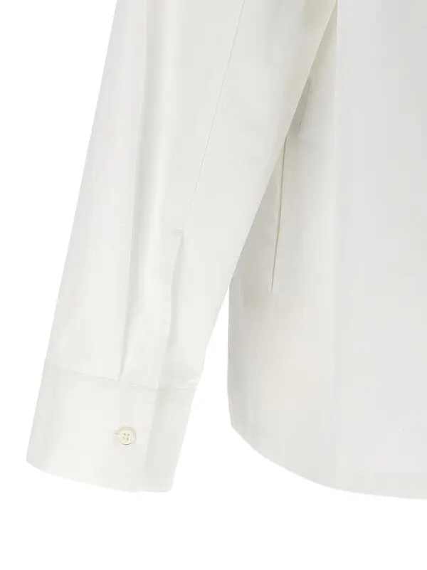 JIL SANDER Zip Shirt - White