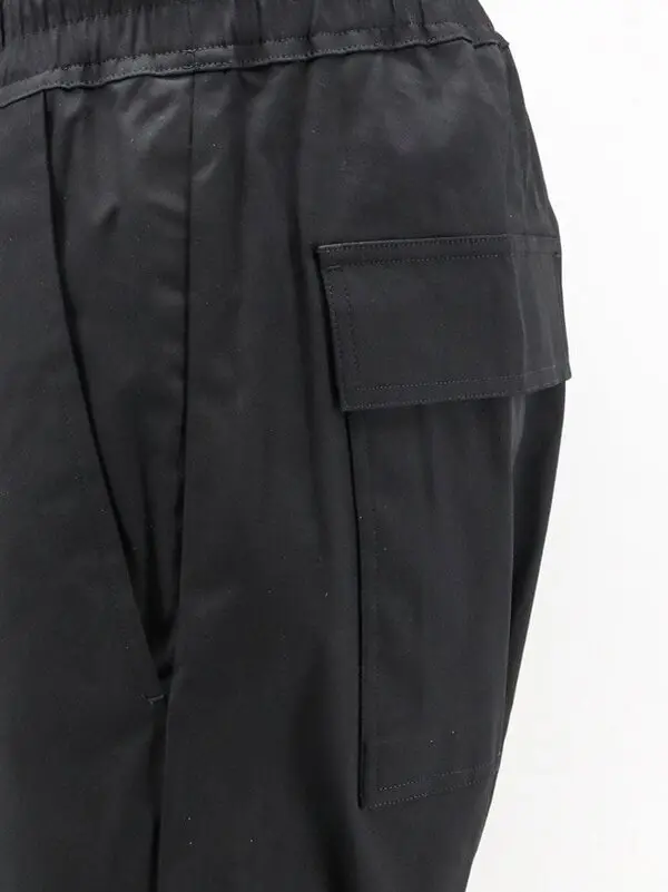 Rick Owens Cotton Drawstring Trousers