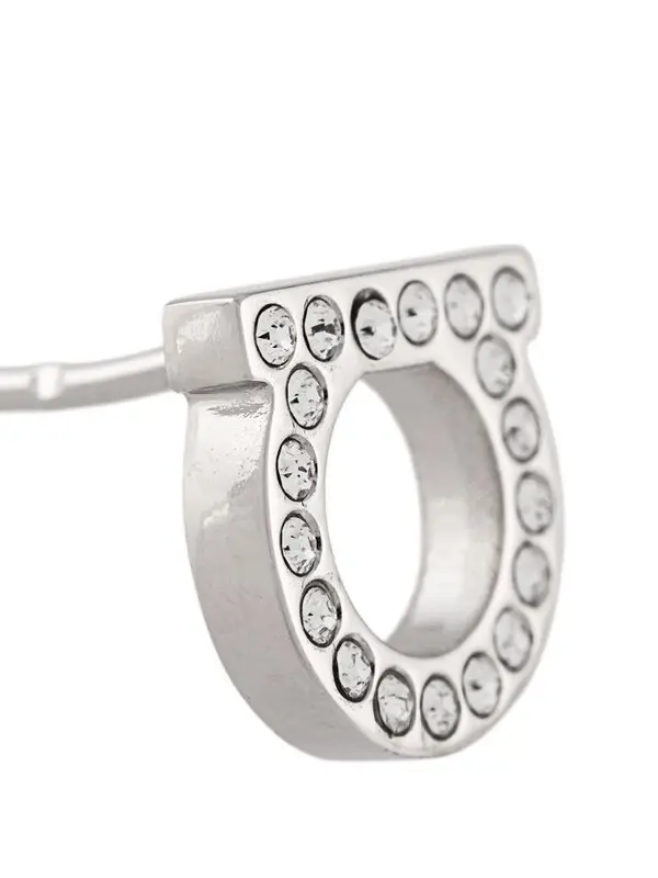 FERRAGAMO Gancini Crystal Earrings