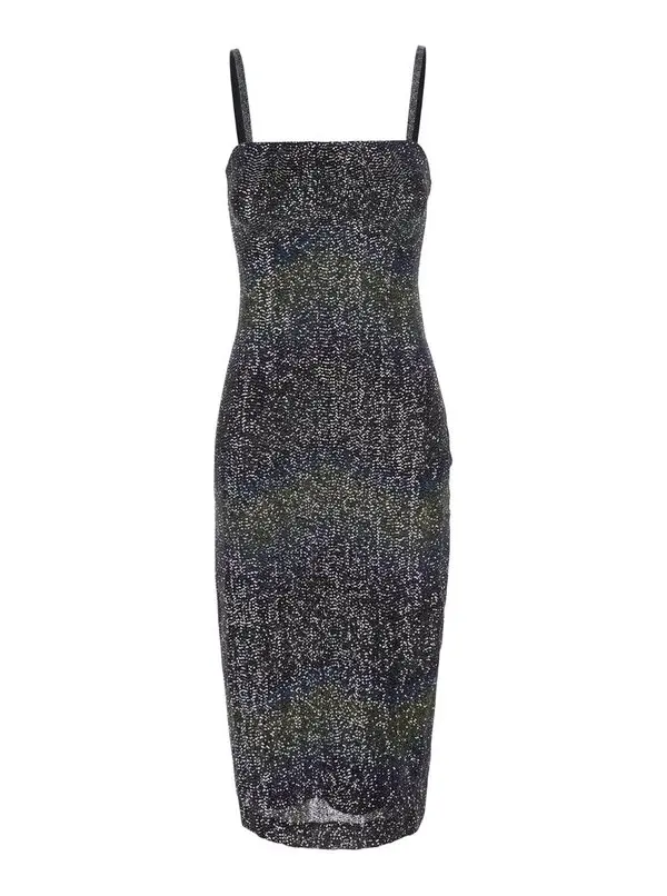 Missoni Sequin Zigzag Motif Midi Dress - Multicolor