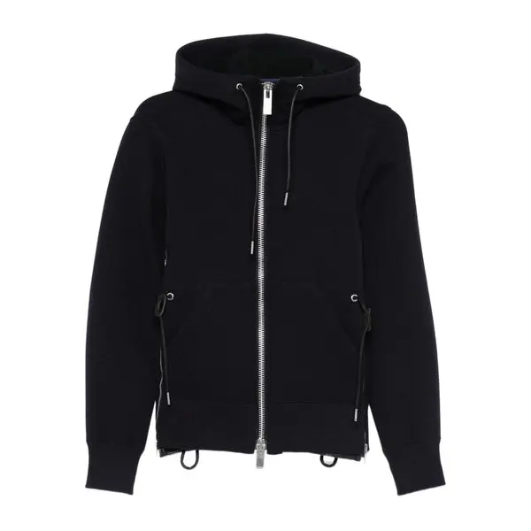 Sacai Drawstring Hood Hoodie - Blue
