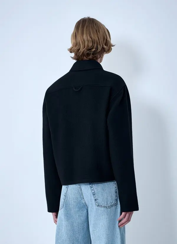 RIER Wool Blend Polo Sweater